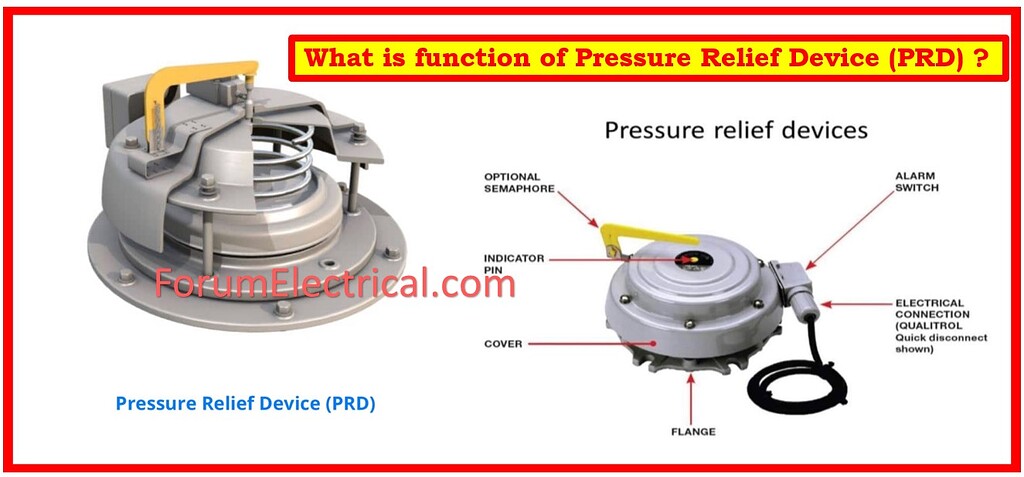 What is function of Pressure Relief Device (PRD)? - Electrical ...