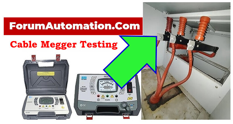 Cable Megger Testing - Electrical - Industrial Automation, PLC ...