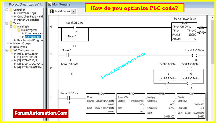 How do you optimize PLC code? - PLC (Programmable Logic Controllers ...