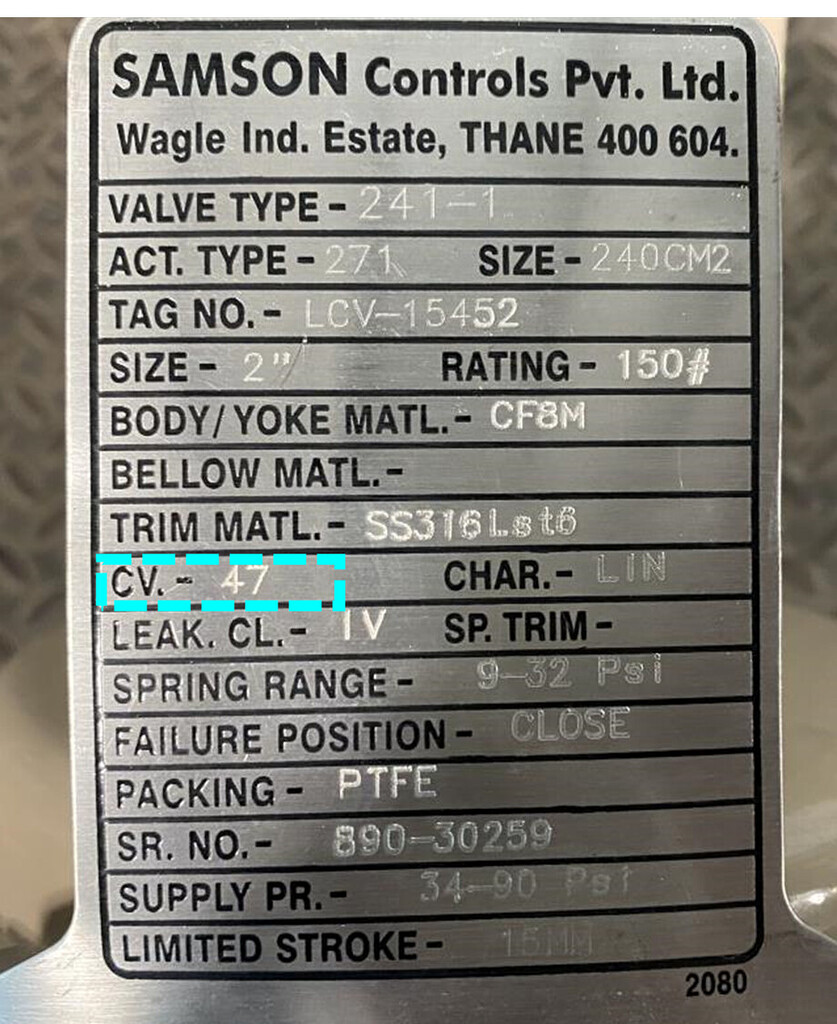 Why we Measure Control Valve flow coefficient (Cv)? - Interview Q & A ...