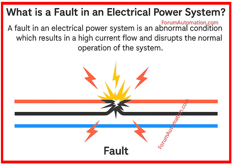 What is a Fault in an Electrical Power System? - Electrical ...