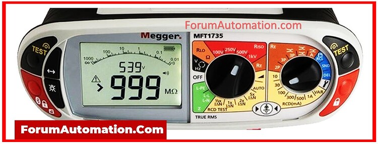 Megger Test (Insulation Resistance Test) - Electrical - Industrial ...