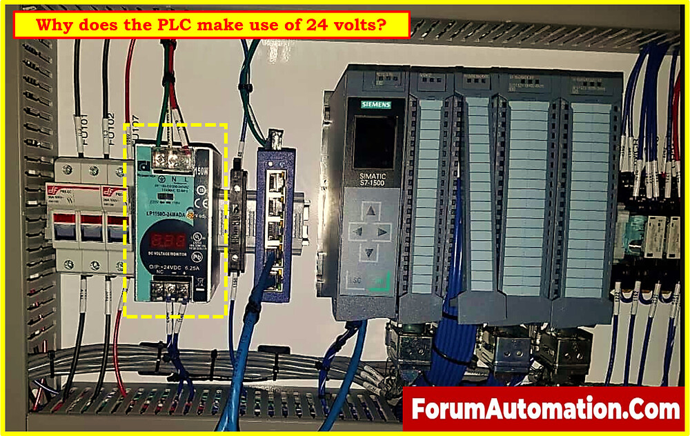 Why does the PLC make use of 24 volts? - PLC (Programmable Logic ...