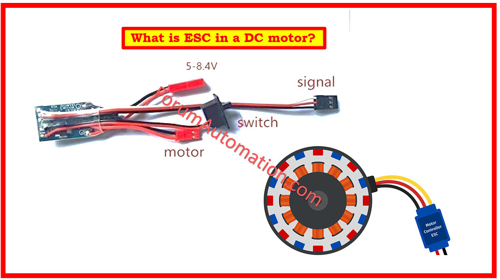 What is ESC in a DC motor? - Electrical - Industrial Automation, PLC ...