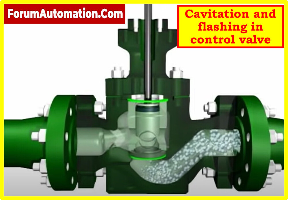 What is the difference between flashing and cavitation in control valve ...