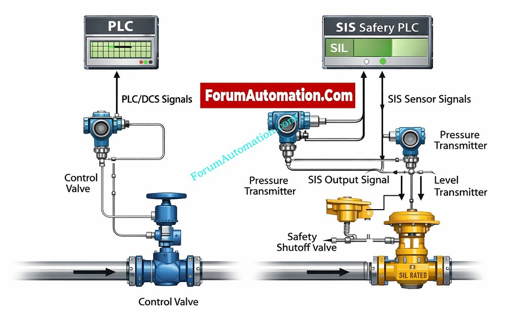 What is the difference between PLC and SIS? - Industrial Automation ...