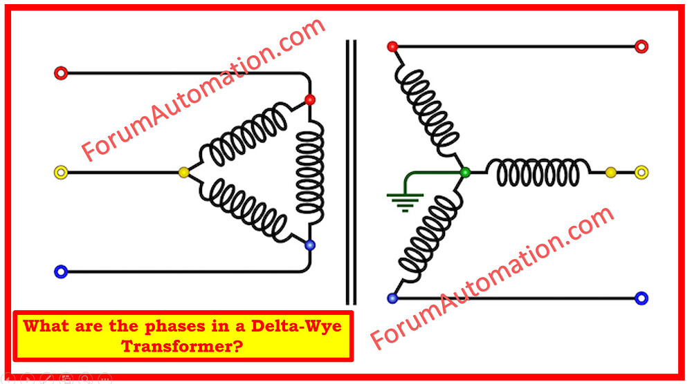 What are the phases in a delta-wye transformer? - Electrical - Industrial Automation, PLC ...