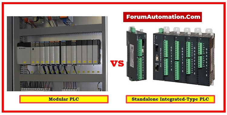 Difference Between Modular Type PLC & Standalone Integrated-Type PLC ...