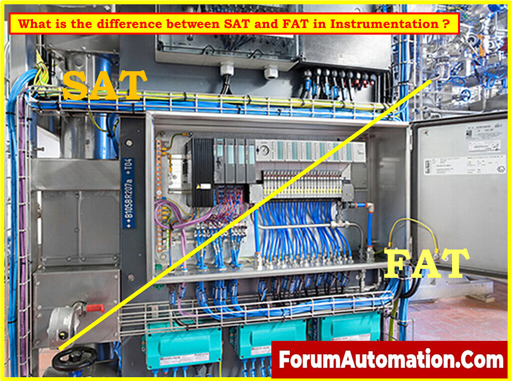 What is the difference between SAT and FAT in Instrumentation ...