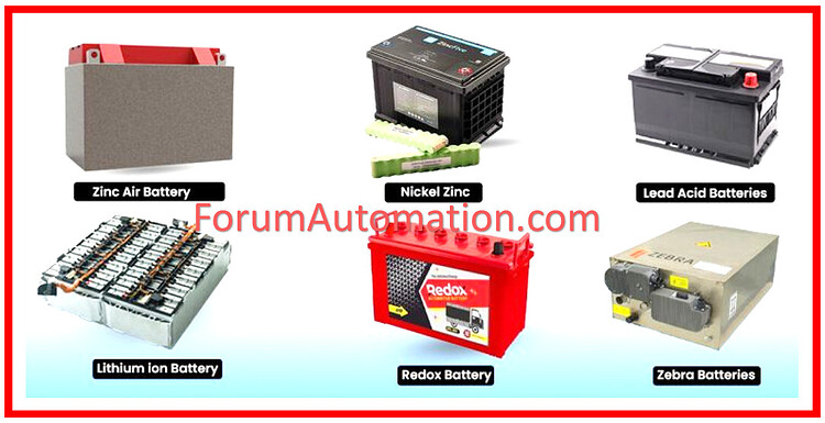 What are the different types of batteries used for power backup ...