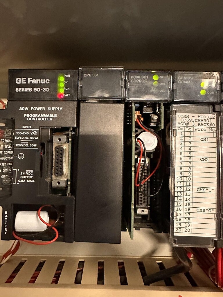 Low battery LED is ON a GE fanuc. PLC controller? What to do? - PLC ...