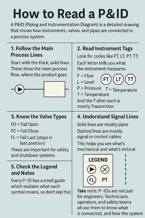 How to read a P&ID diagram? - Industrial Automation - Industrial ...