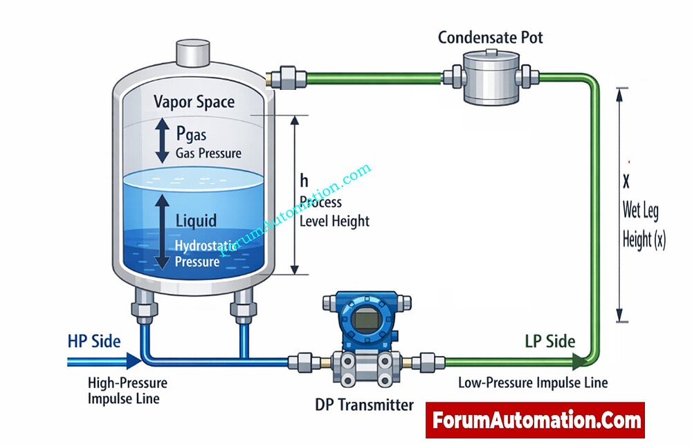 What is wet leg calibration? - Level Measurement - Industrial ...