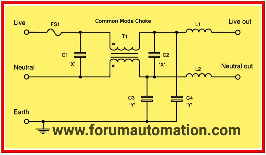 Function of X & Y Capacitors in EMI/EMC Filtering - Electrical ...