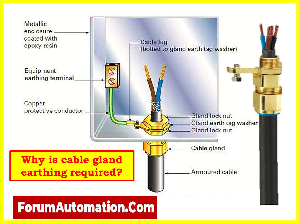 Why is cable gland earthing required? - Electrical - Industrial ...