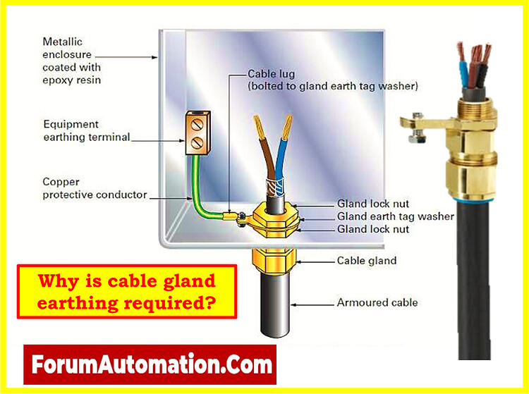 Why is cable gland earthing required? - Electrical - Industrial ...